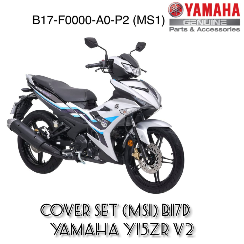 COVER SET (MS1) B17D FOR YAMAHA Y15ZR V2 (B17-F0000-A0-P2) WITH STICKER ...