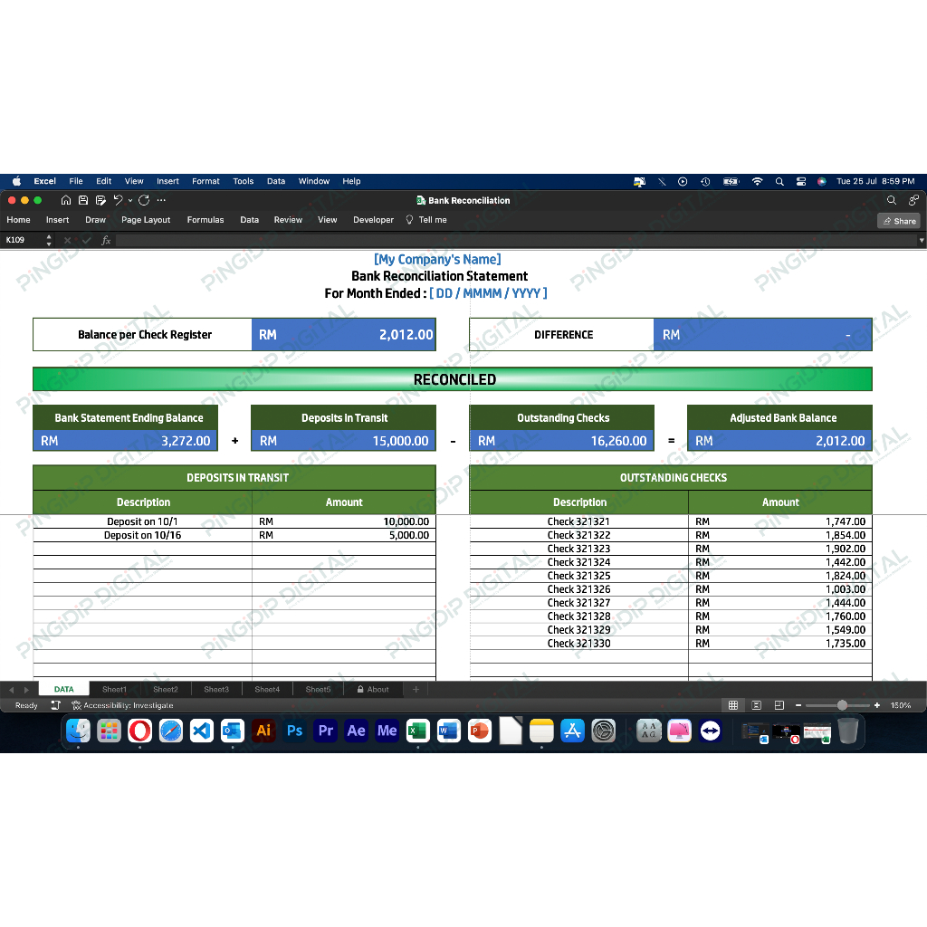 Simplified Bank Reconciliation | Shopee Malaysia