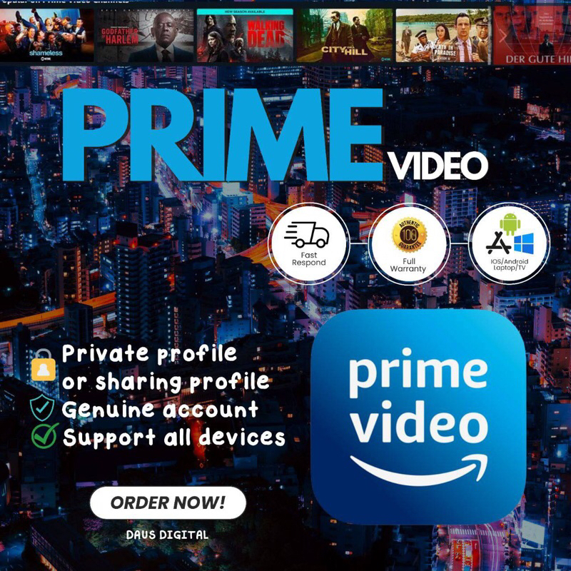 [Cheapest & Fastest] Amazon Prime Video Account 4K UHD | Instant ...