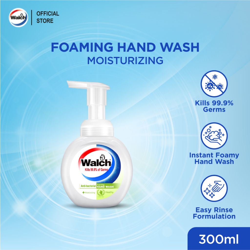 Walch Foaming Hand Wash Moisturizing (300ml) | Shopee Malaysia