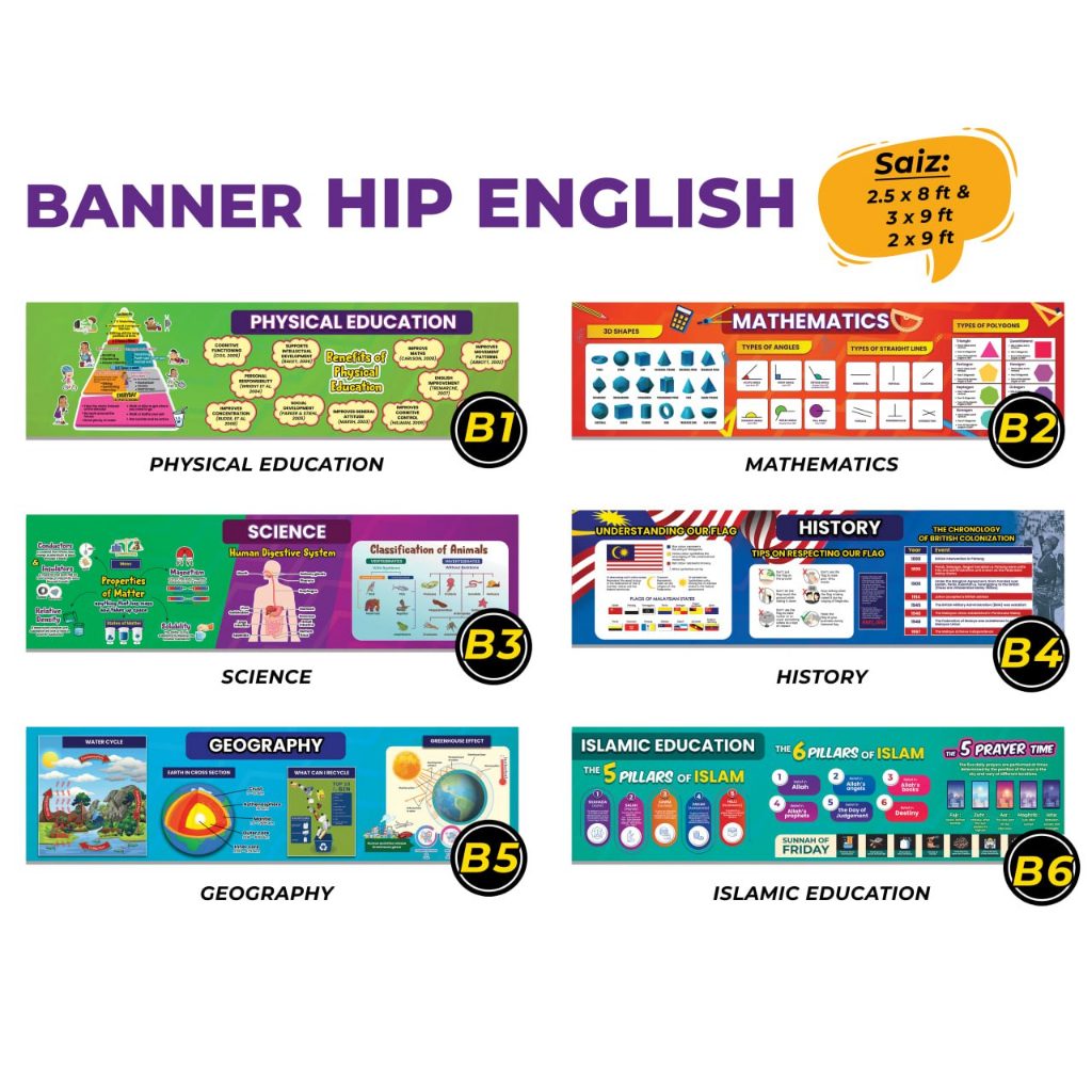 NEW DESIGN|| BANNER HIP ENGLISH CORNER / BANNER KORIDOR SEKOLAH / BANNER KELAS / KECERIAAN ...