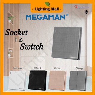 Megaman Z8 Switch Socket and Wall Switch Modern Tartan Texture Design ...