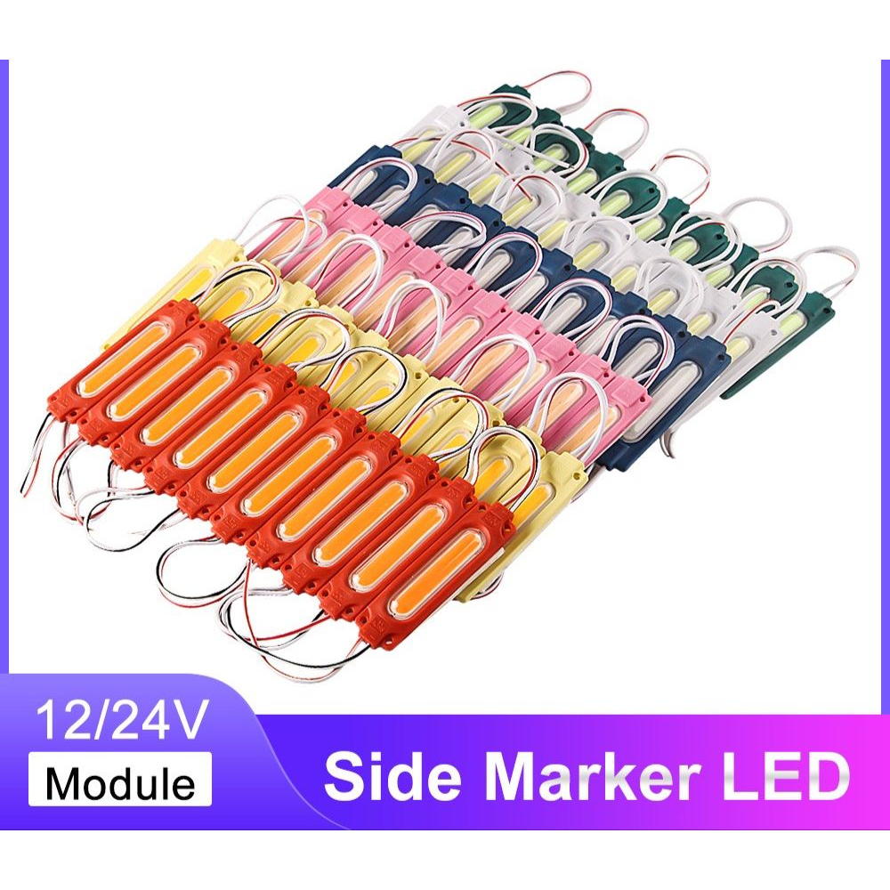 12V 24V LED MODULE TRUCK SIDE MARKER INDICATOR LIGHT COB LED 6LED SUPER ...