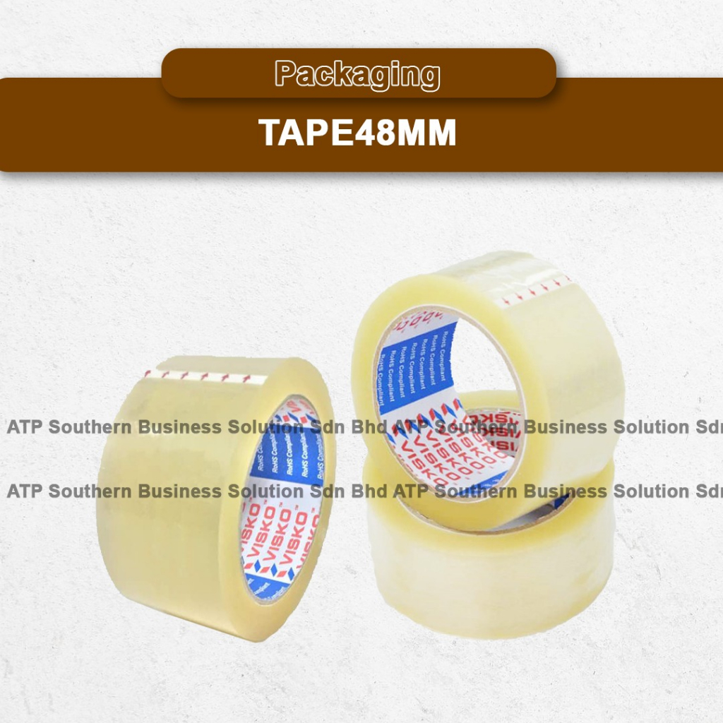 Visko Easy To Use Transparent Packaging Tape Adhesive Tape For Office ...