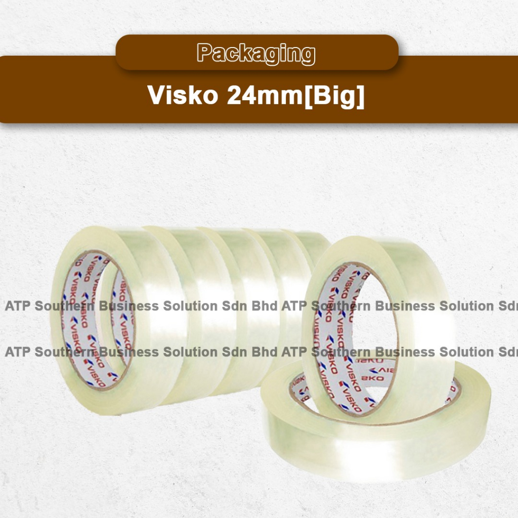 Visko Self-Adhesive Transparent Packaging Tape For Logistics Express ...