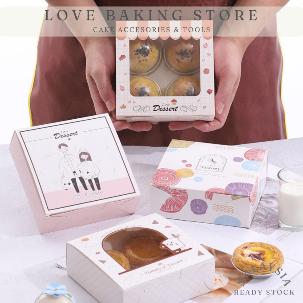 LBS • 4 cavity 80g Mooncake Box Eggyolk Box Gift Box Packaging Box ...