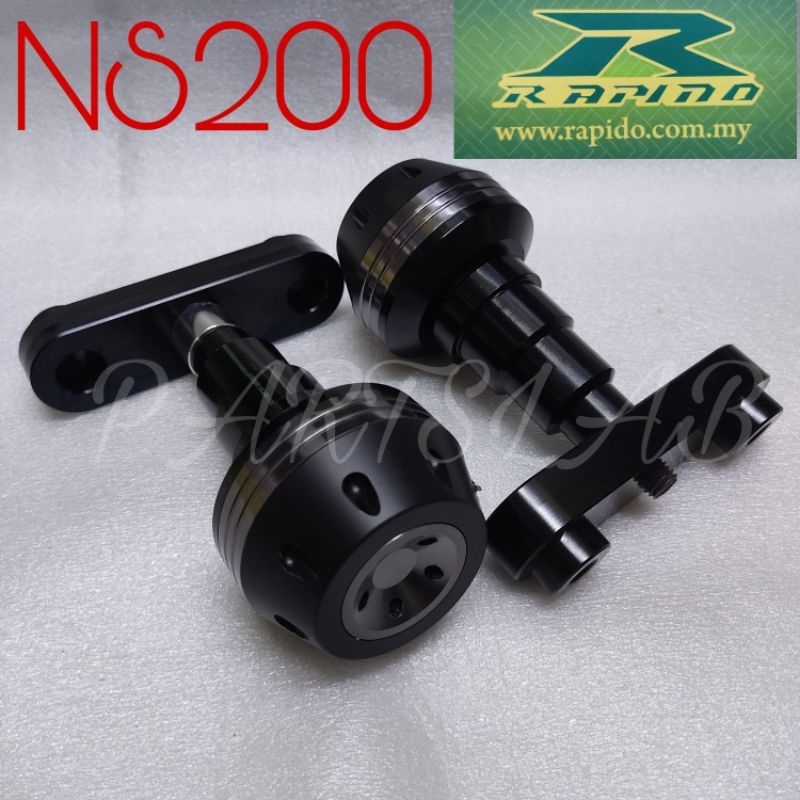 RAPIDO FRAME SLIDER TITANIUM MODENAS PULSAR NS200 | Shopee Malaysia