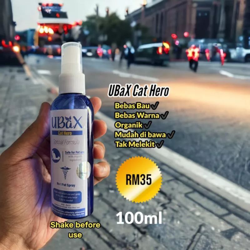 Ubax cat hero ubax kucing ubax anti serangga +Freegift | Shopee Malaysia