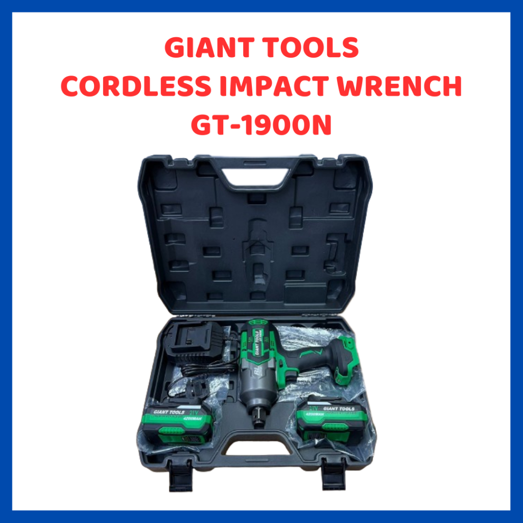 Giant Tools 3/4" Drive 21V Cordless Impact Driver / Cordless Impact ...