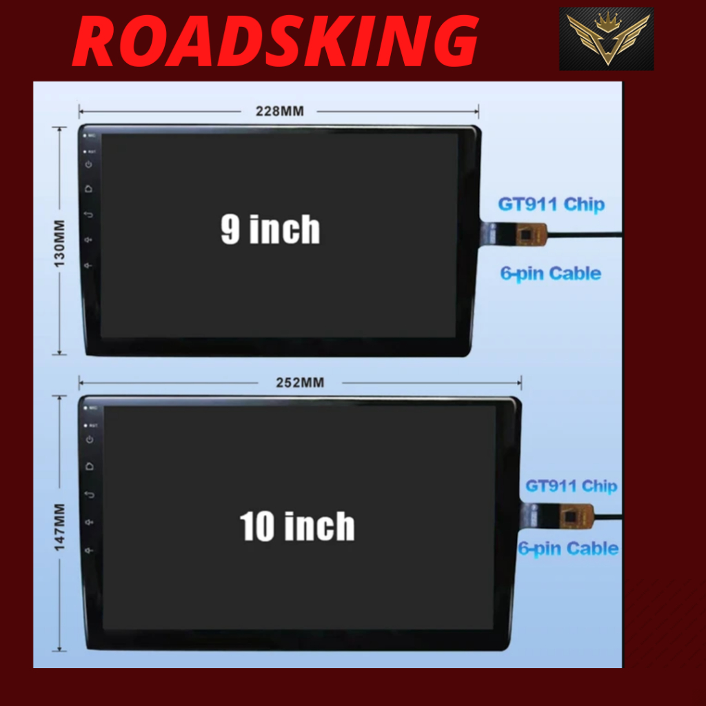 LCD 2.5D TOUCH PANEL SCREEN GLASS 9 INCH 10.1 INCH PLAYER ANDROID ...