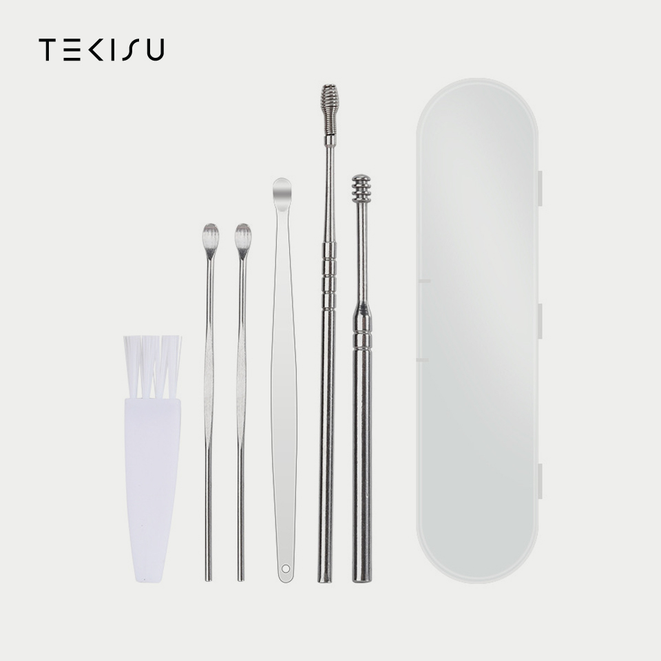 Tekisu | Earwax Removal Kit, Ear Cleansing Tool Kit, Ear wax Cleaner ...