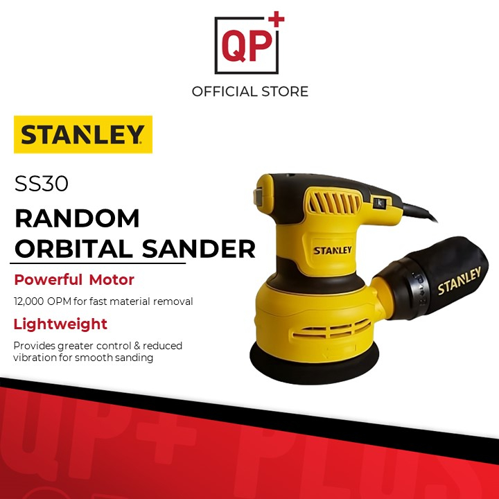STANLEY RANDOM ORBITAL SANDER (ROS) SS30 CORDED 300W - SS30 ECCENTRIC ...