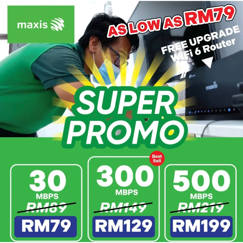 New Maxis Home Fibre - Port Full | Missing Unit | Shopee Malaysia