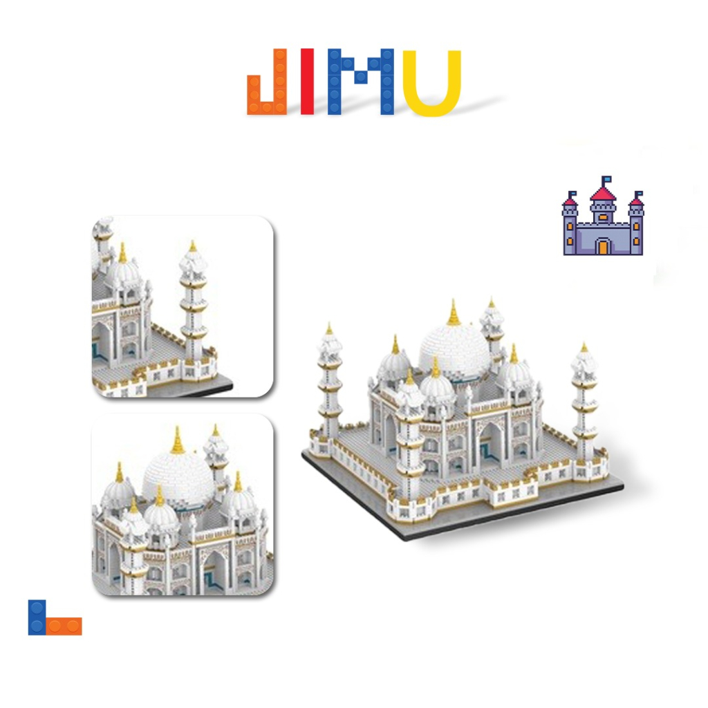 JIMU World Famous Architecture Rocket Building Block Jigsaw Block ...