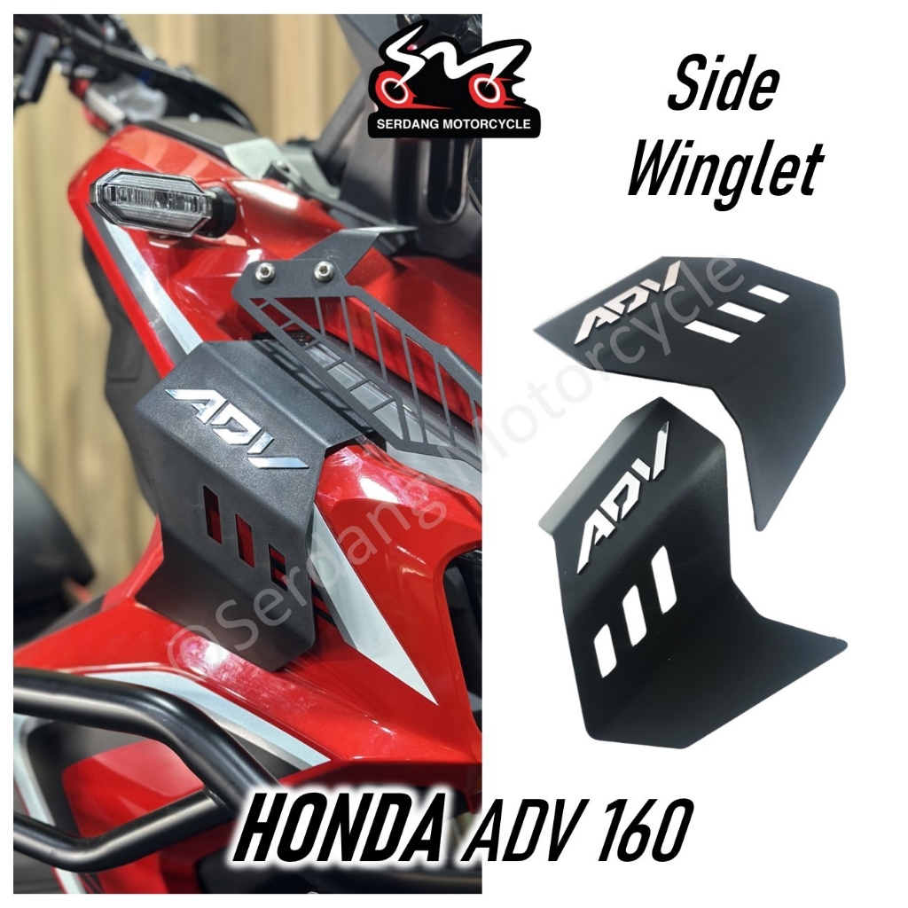 Honda ADV160 Side Winglet accessories Sayap Sebelah aksesori motor ...