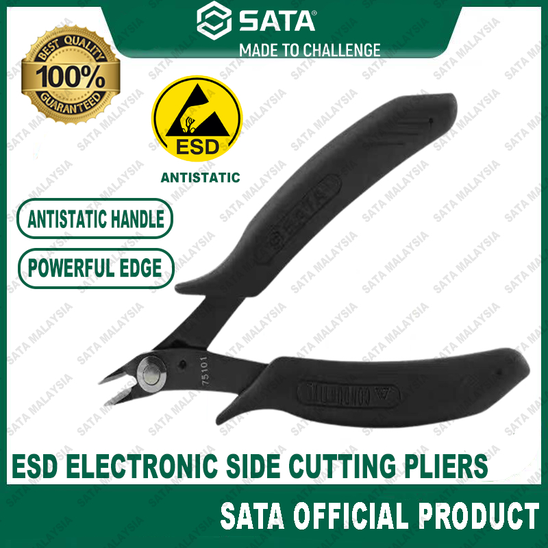 SATA ESD Electronic Side Cutting Plier 5" Antistatic Plier Antistatic ...