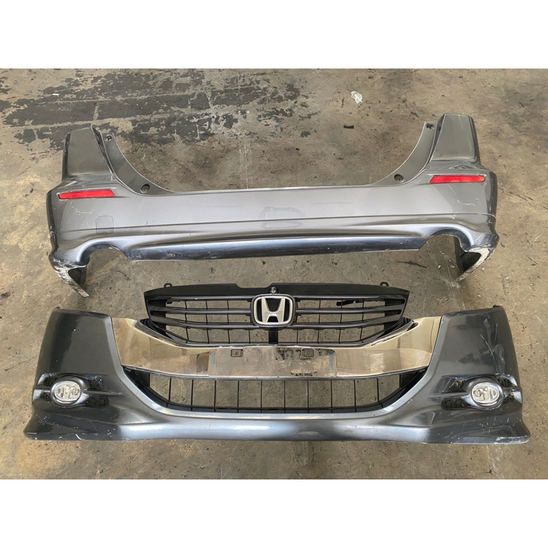 Honda Odyssey Absolute Front With Rear Bumper Side Skirt Set For RB3 ...