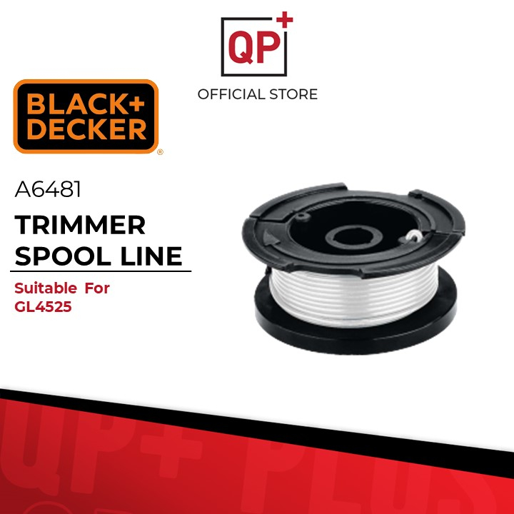 BLACK & DECKER A6481 HIGH QUALITY GRASS TRIMMER SPOOL & LINE (GL4525 ...