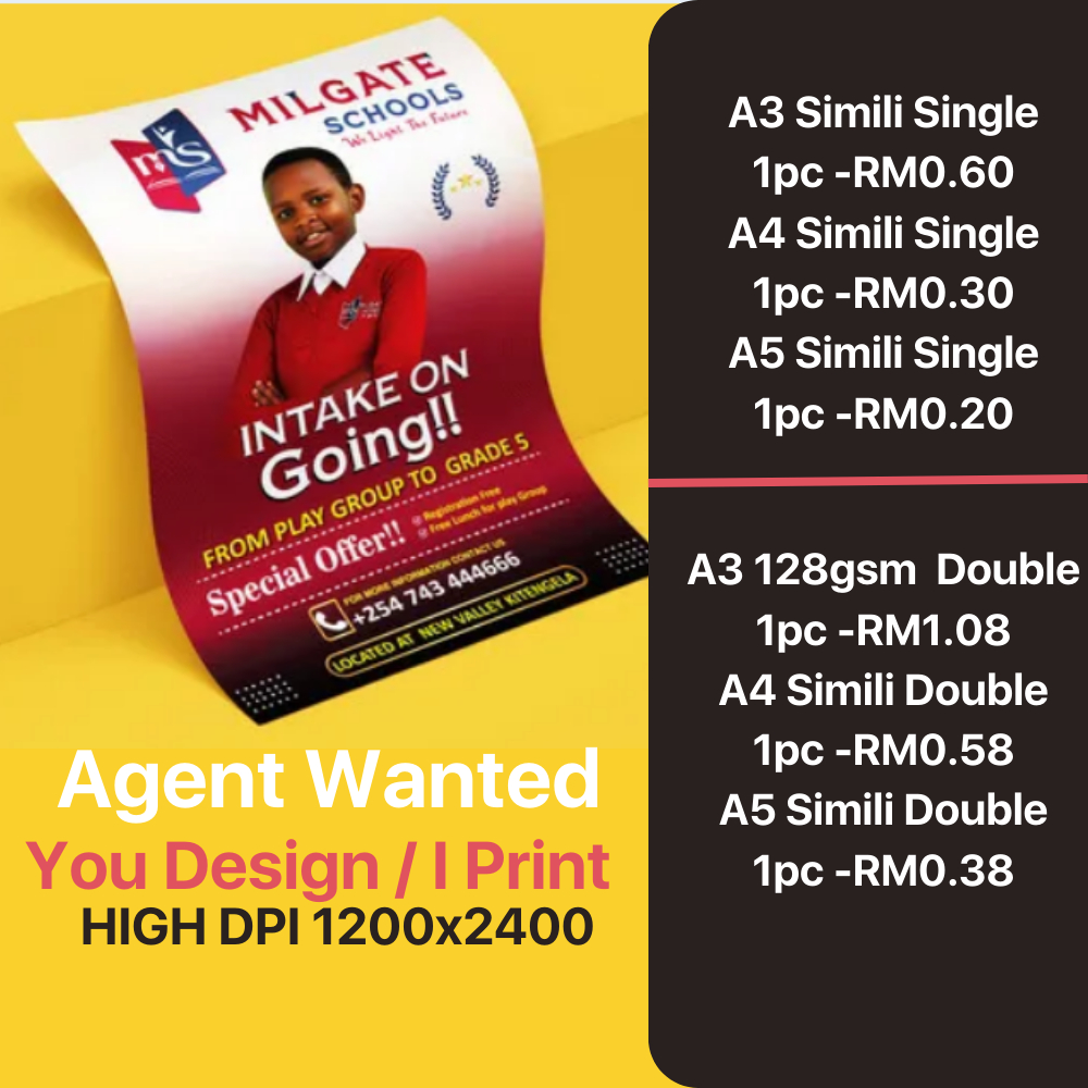 A3 Colour Photostat Printing Murah | Fotostat Warna Online A4 Paper ...