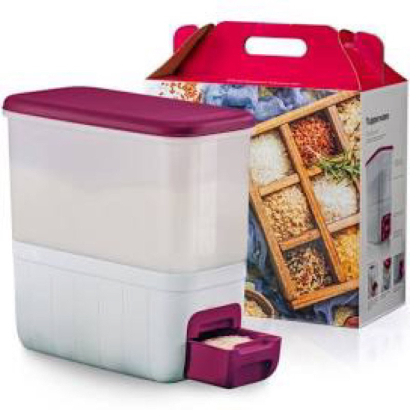 Ricesmart - Bekas beras Tupperware 10 kilo (kg) | Shopee Malaysia