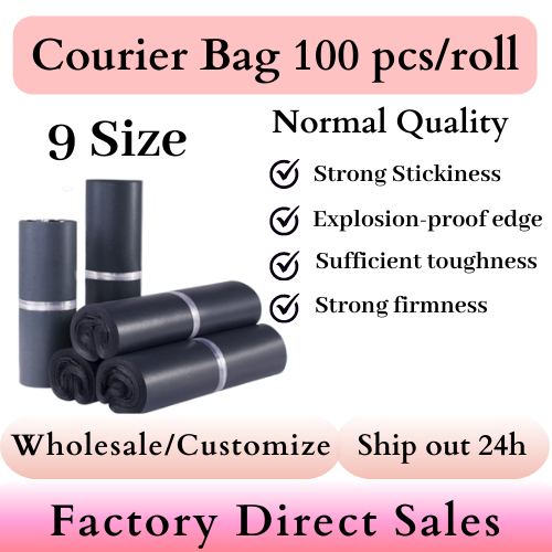 Black Courier Bag 100pcs / 快递袋 / Kurier bag Normal / Parcel Bag ...