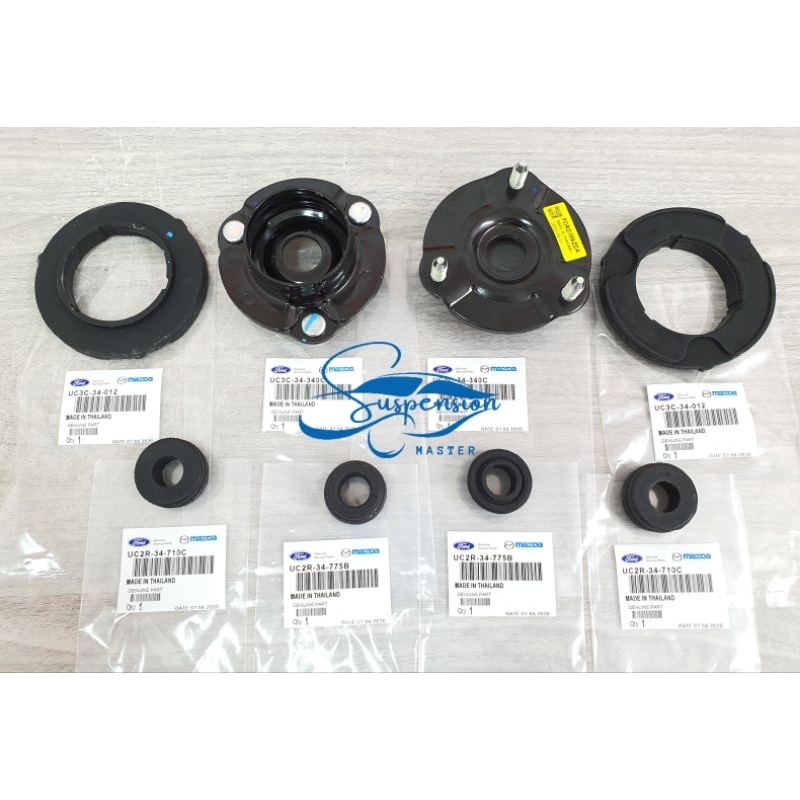 8 IN 1 SET - FRONT ABSORBER MOUNTING/COIL SPRING RUBBER/ABSORBER ...