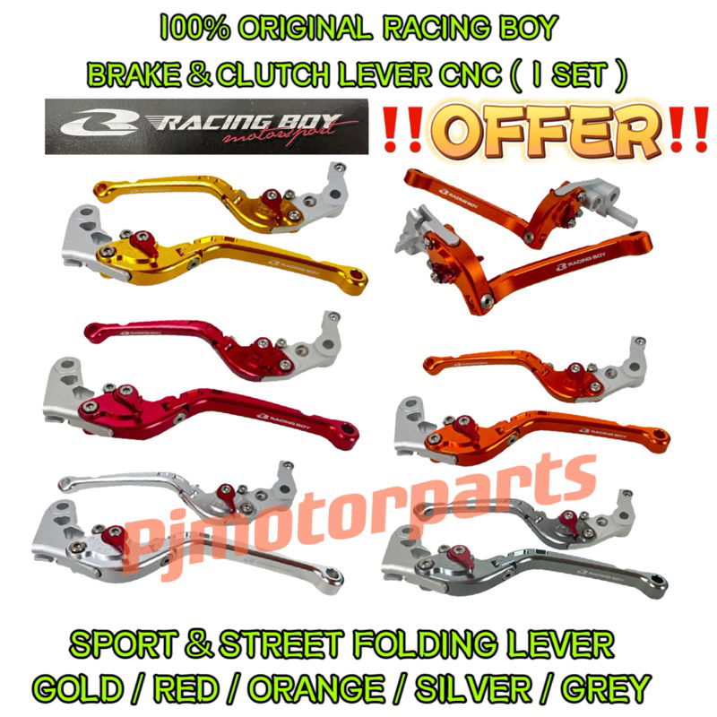 CBR 600 / CBR 1000 ( 100% ORIGINAL RACING BOY RCB ) BRAKE CLUTCH LEVER ...