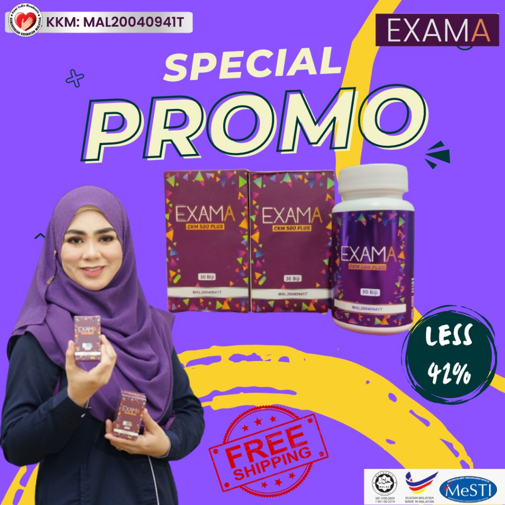 🔥PROMO🔥 VITAMIN MINDA EXAMA ORIGINAL JIMAT | Shopee Malaysia