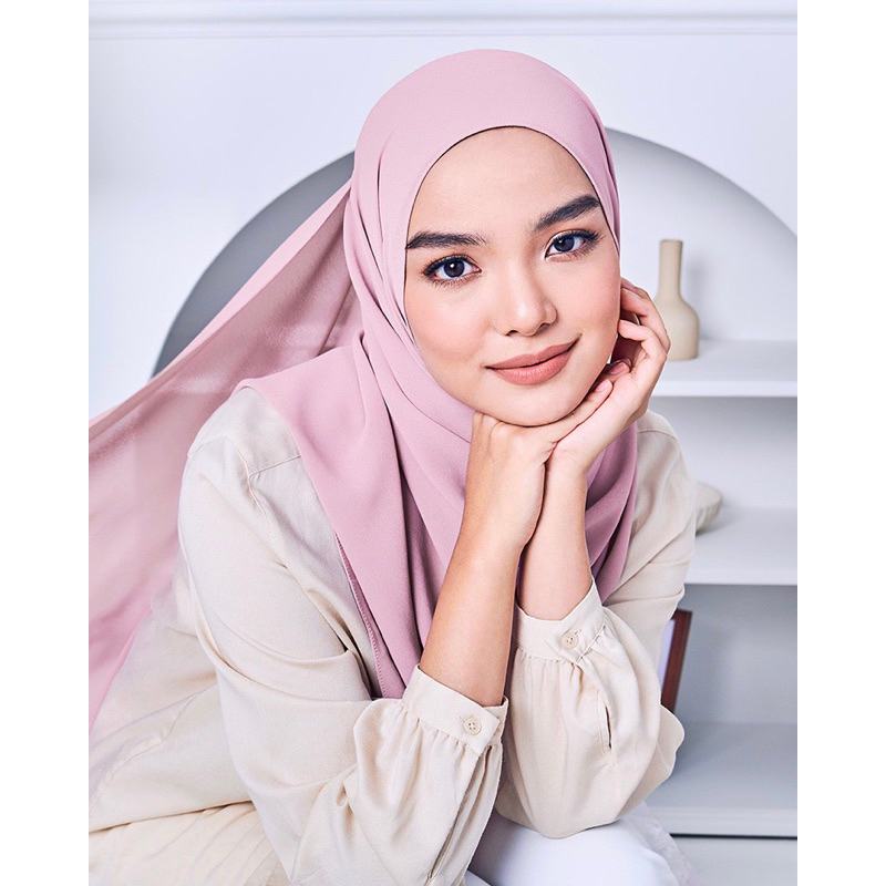 ALHUMAIRA Basic Essential Plain Shawl • { rouhijameel.shop ｝ | Shopee Malaysia