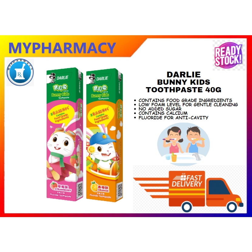 DARLIE BUNNY KIDS TOOTHPASTE 40G | Shopee Malaysia