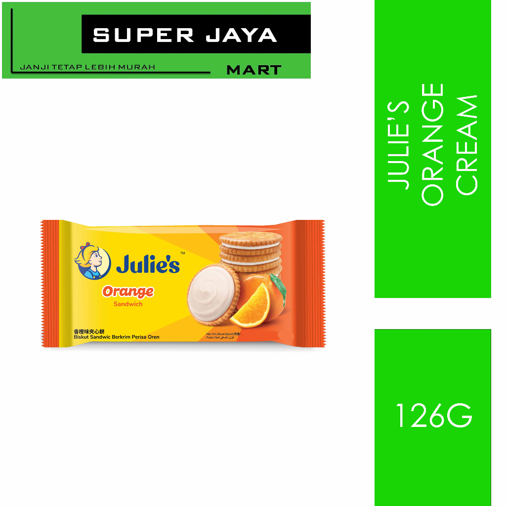 Julie's Orange Sandwich 126g | Shopee Malaysia