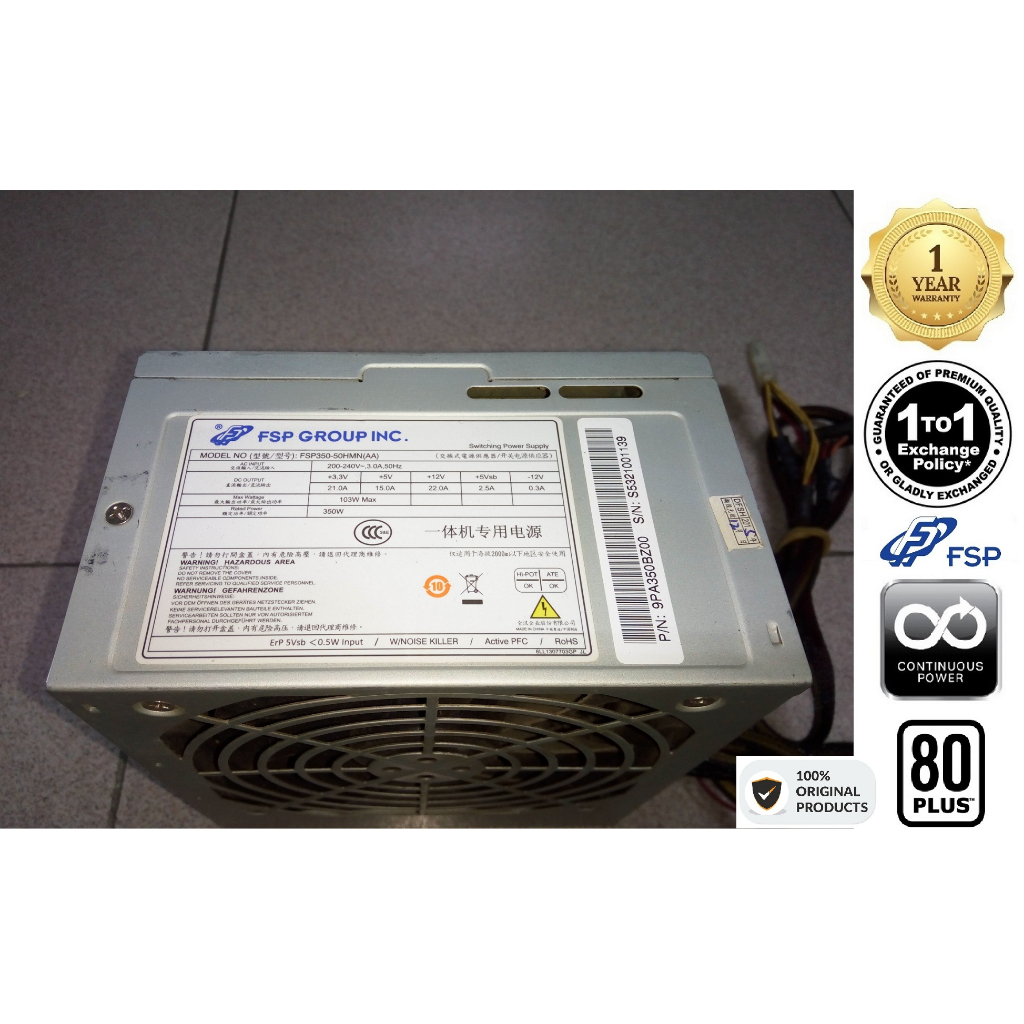Pre-Owned - FSP 350-Watt | Huntkey 300-Watt | Great Wall 300-Watt Pure-Power Switching ATX PSU ...