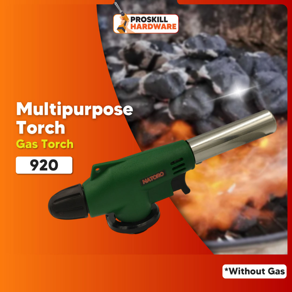 PROSKILL HARDWARE Multipurpose Torch 920 Camping BBQ Gas Torch Butane ...
