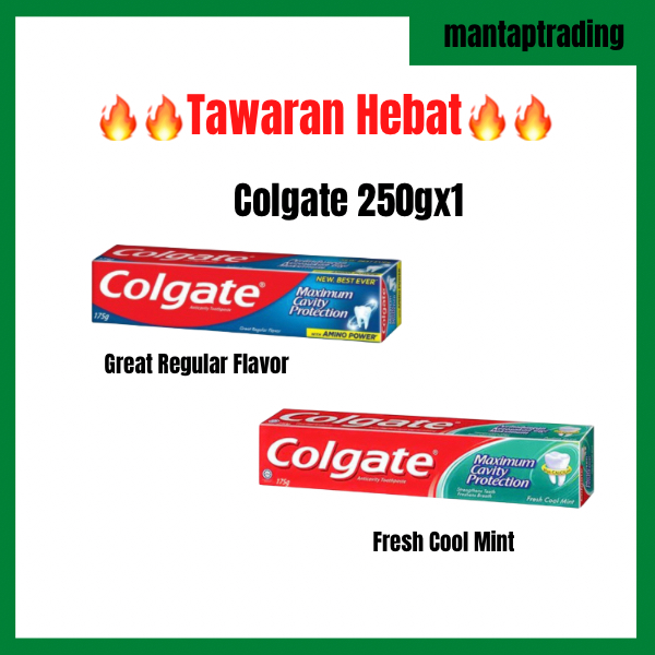 Colgate Toothpaste 250g x 1 (READY STOCK ) | Shopee Malaysia