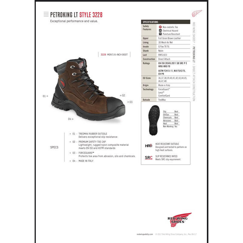 Red wing Safety boot 3228 | Shopee Malaysia