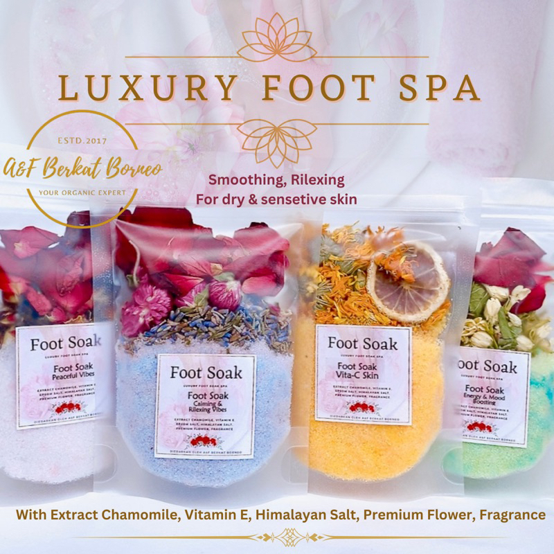Luxury Foot Spa/Garam Kaki/Spa Kaki/Epsom Salt | Shopee Malaysia