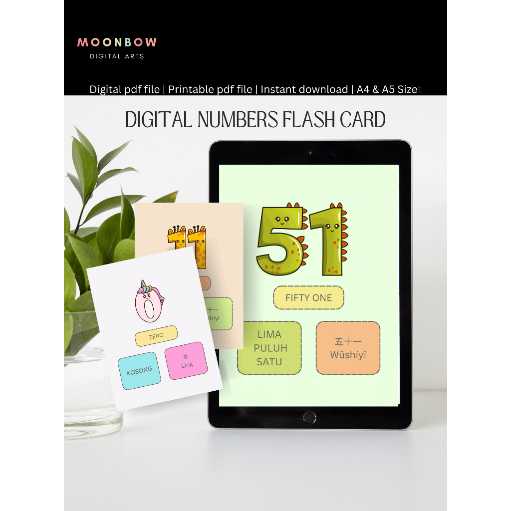 Numbers Flash Card ( Digital ) | Shopee Malaysia