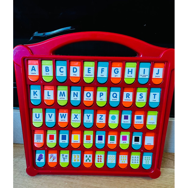 Hide & Seek Alphabet Pop-Up Flaps Letters Words Numbers Colours Shapes ...