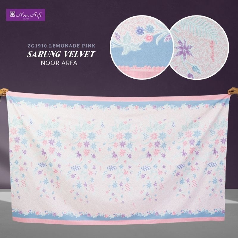 NOOR ARFA BATIK SARUNG VELVET SERIES BATIK PASTEL BATIK MODEN BATIK ...