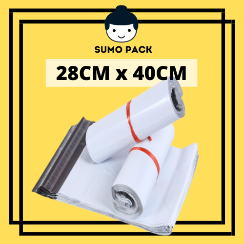 SUMOPACK White Packaging Bag Flyers Courier Bag no Pocket Plastik ...