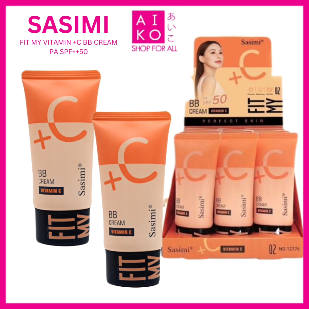 (AIKO) SASIMI FIT MY VITAMIN +C BB CREAM PA SPF++50 (S12176) | Shopee Malaysia