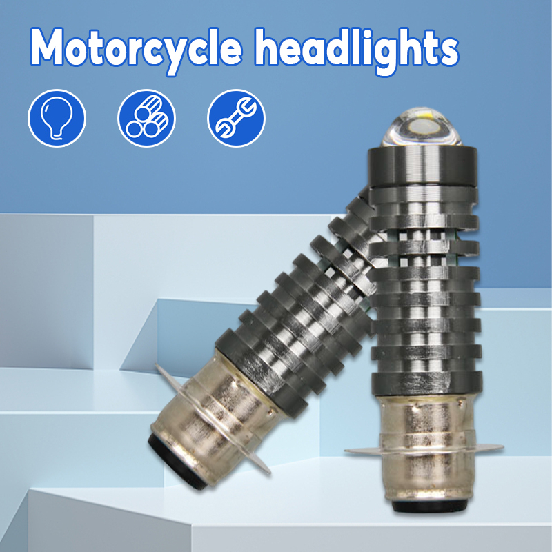 Universal Dual color Headlight Bulbs P15D H6 PX15D LED Motorcycle Hight ...