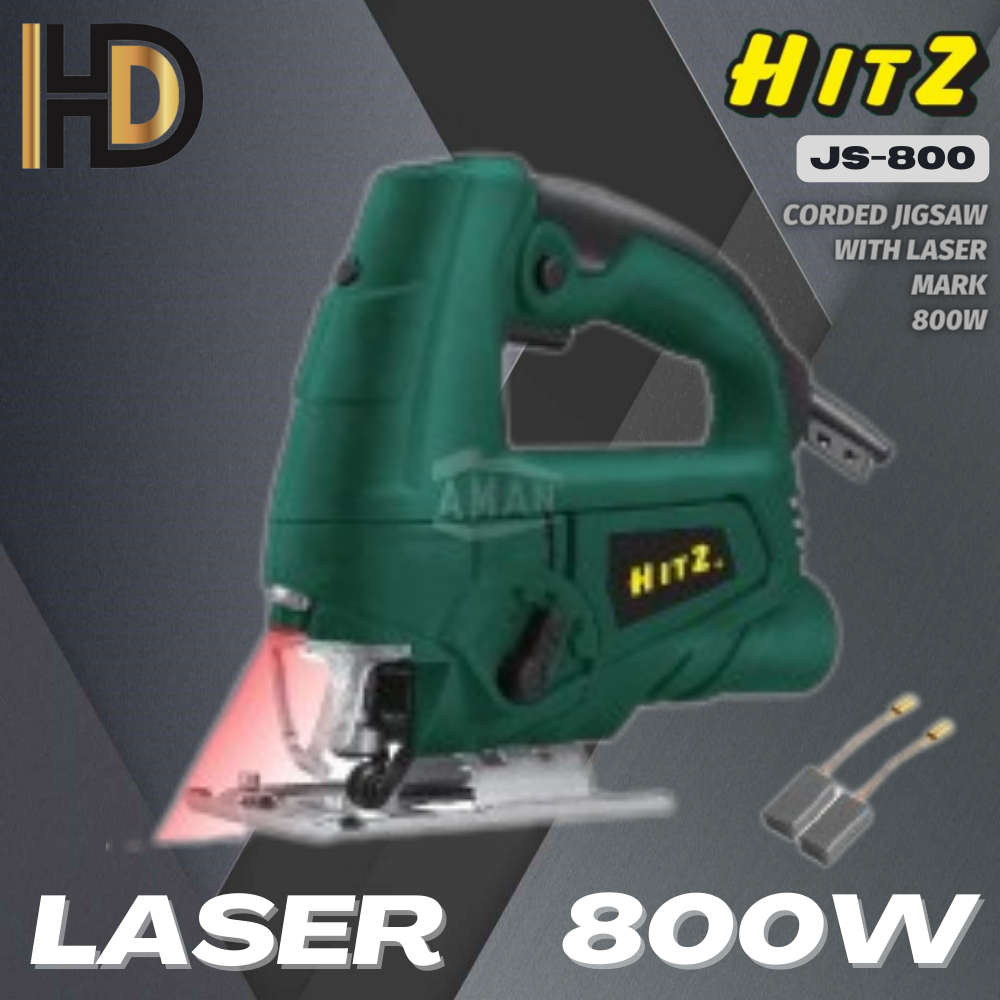HITZ Corded Jigsaw With Laser Mark 800W / HITZ JS-800 Jigsaw With Laser ...