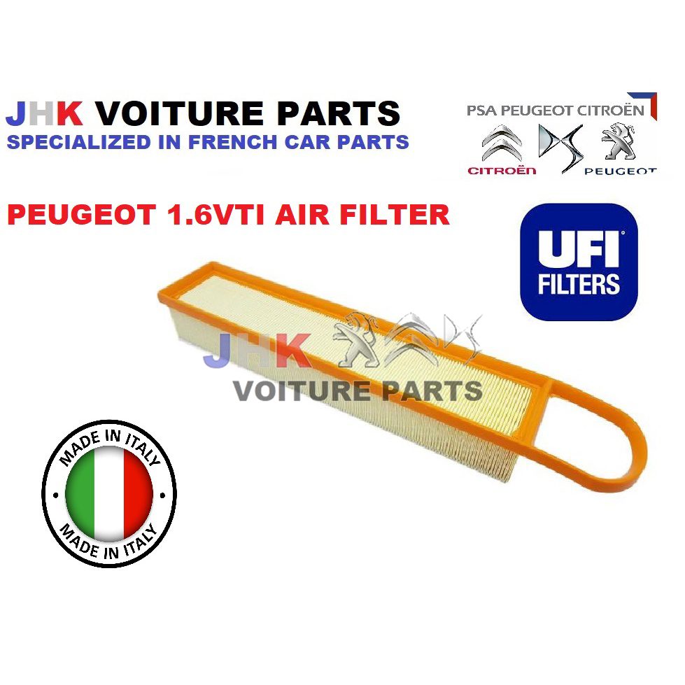 UFI FILTERS Air Filter (1.6 VTi) Peugeot 208 2008 308 Citroen DS3 ...