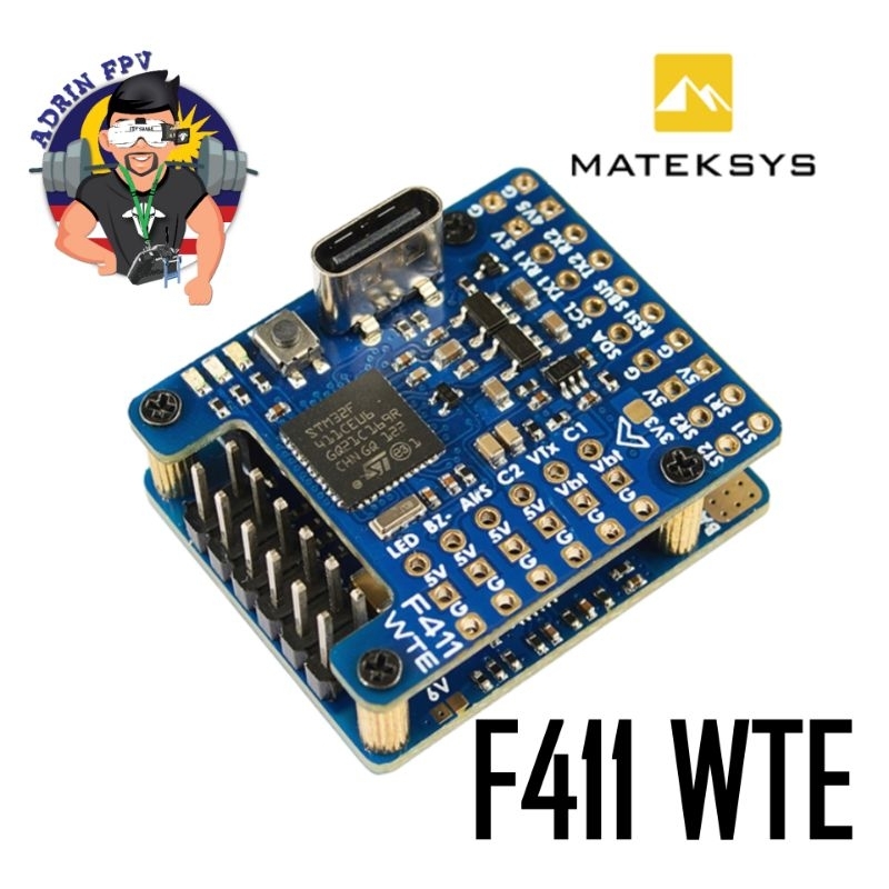 MATEK F411 F411-WTE Flight Controller INAV BEC 5V Output 2-6S ESC 90A ...