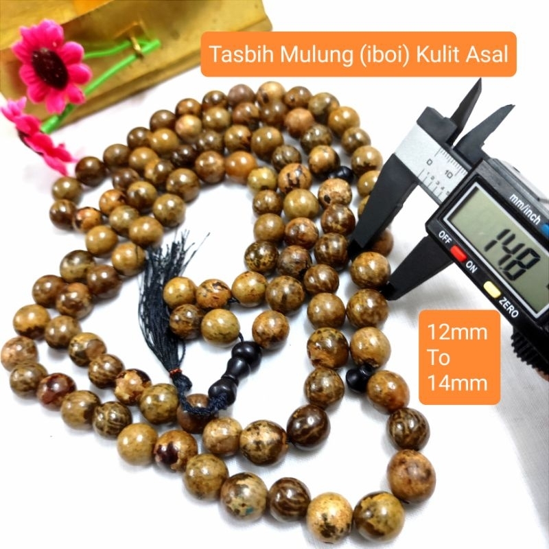 Tasbih Ghisti Tasbih Kayu Mulung Besar 8mm ~10mm Tasbih Biji Iboi ...