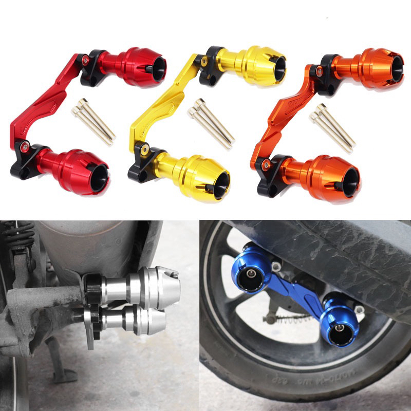 UNIVERSAL EXHAUST SLIDER EKZOS PROTECTOR NMAX NVX XMAX HONDA BeAT Fi ...