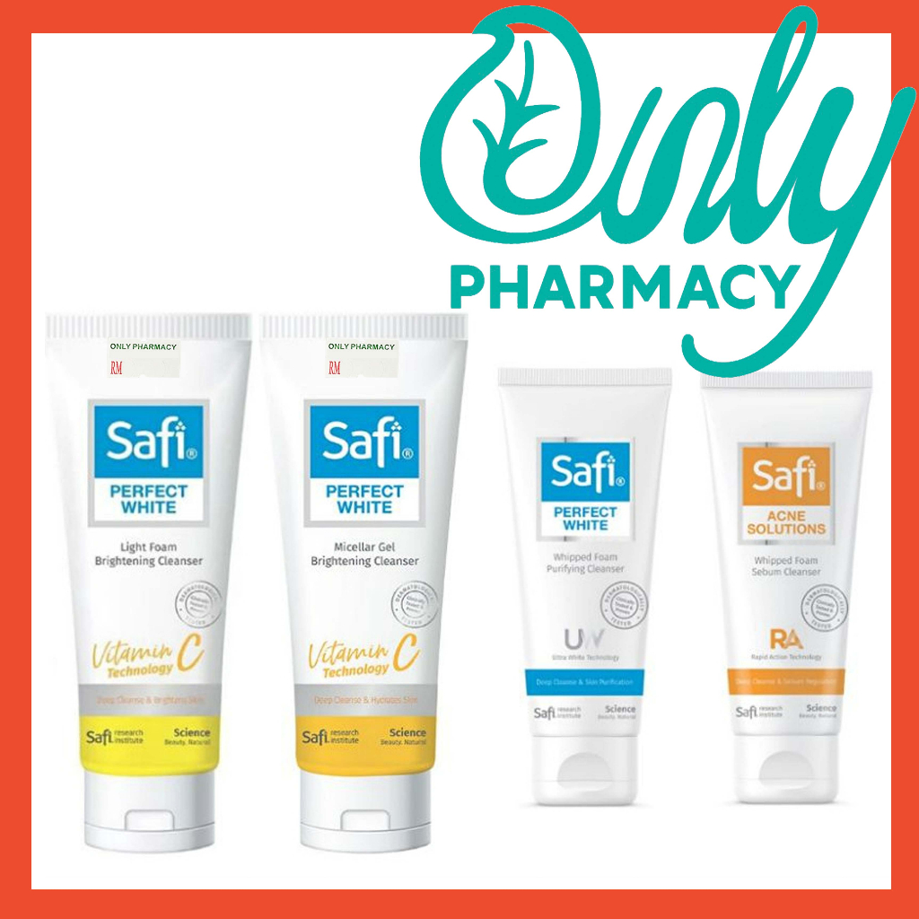 Safi Perfect White Cleanser 50g/100g Pencuci Muka SAFI | Shopee Malaysia