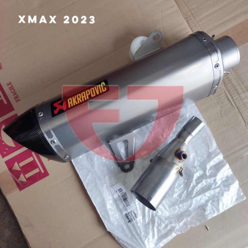 Yamaha XMAX 2022 Akrapovic slip on exhaust 100% Original | Shopee Malaysia