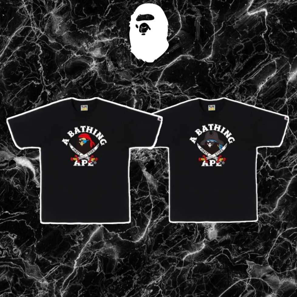 BAPE PIRATE COLLAGE TEE | Shopee Malaysia